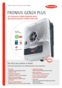 Fronius GEN24 Plus Hybrid Inverter with backup power | SolarWise Wagga